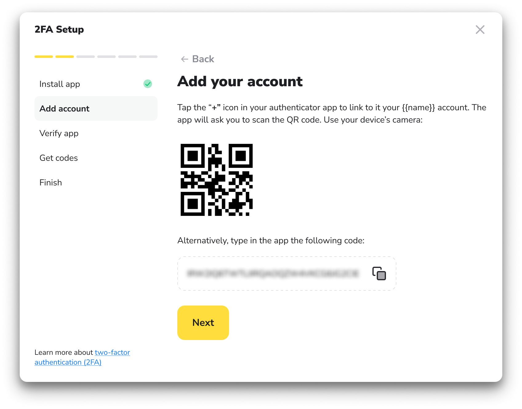 Guía de autenticación de dos factores (2FA) – Centro de Ayuda de Binomo
