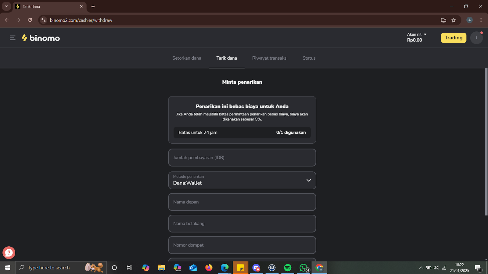 DANA Wallet (Indonesia) – Binomo help center